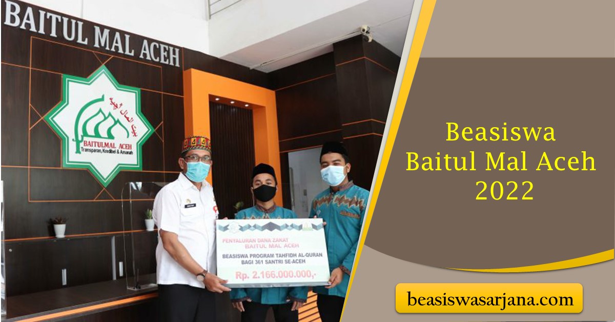 Beasiswa Baitul Mal Aceh 2022