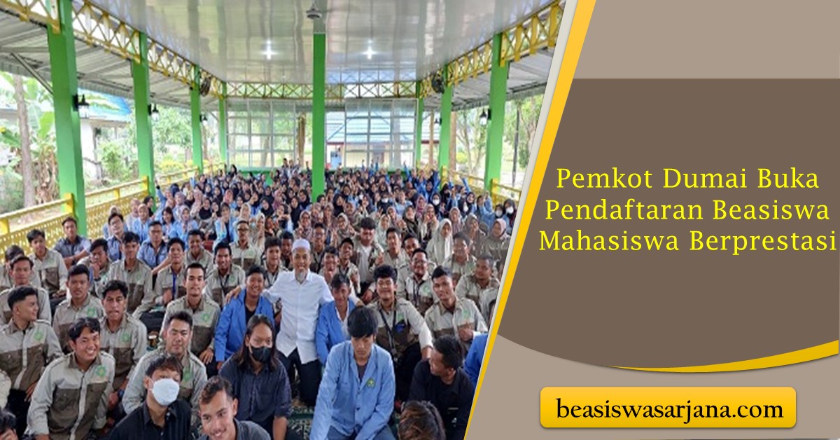 Pemkot Dumai Buka Pendaftaran Beasiswa Mahasiswa Berprestasi