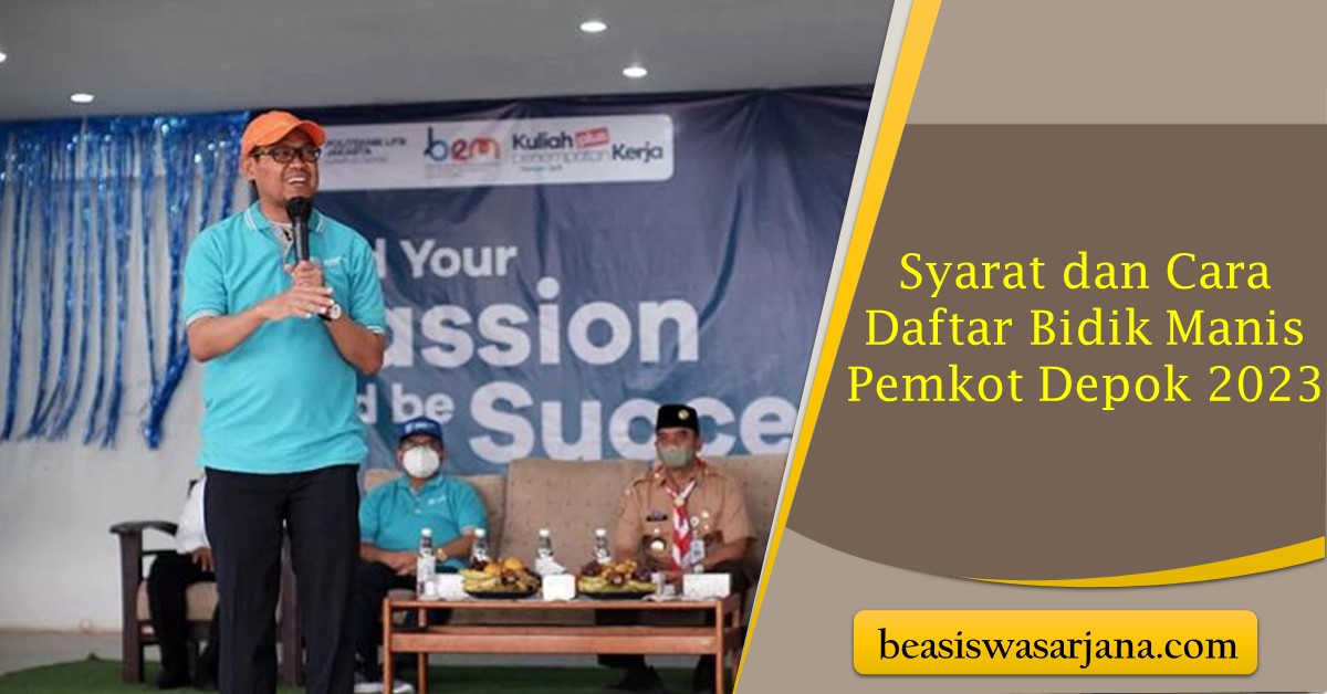 Syarat dan Cara Daftar Bidik Manis Pemkot Depok 2023