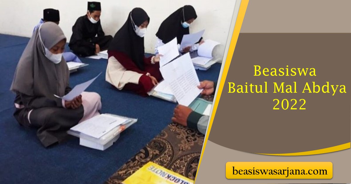 Beasiswa Baitul Mal Abdya 2022 Resmi Dibuka, Ini Kriteria dan Syarat ...