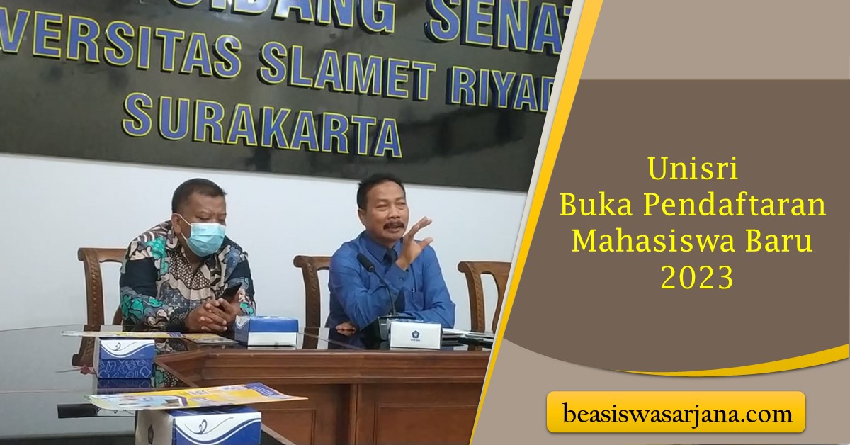 Unisri Buka Pendaftaran Mahasiswa Baru 2023, Ada Beasiswa Untuk Calon Maba, Simak Info ...