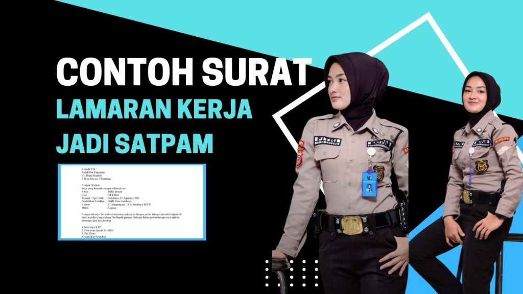 Contoh Surat Lamaran Kerja Satpam atau Security Lengkap - Beasiswa Sarjana