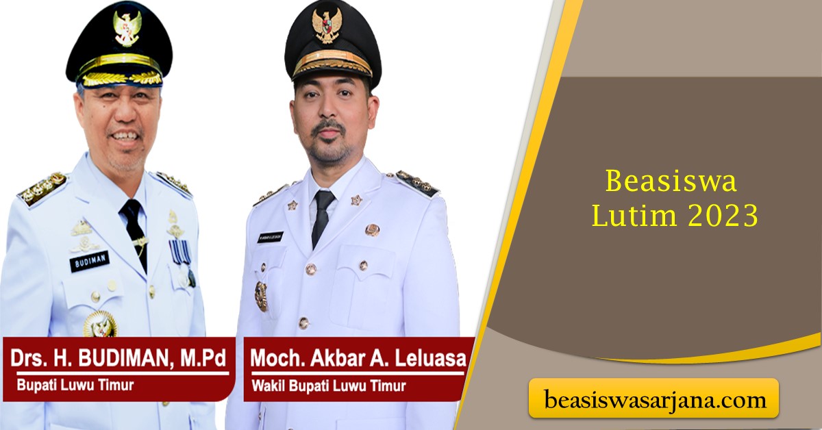 Pendaftaran Beasiswa Lutim 2023 Masih Dibuka, Mahasiswa Luwu Timur Ayo ... Pendaftaran Beasiswa Lutim 2023 Masih Dibuka, Mahasiswa Luwu Timur Ayo ...